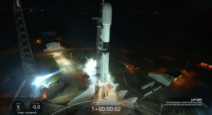 Spacex Launches 54 Starlink Satellites Lands Rocket At Sea