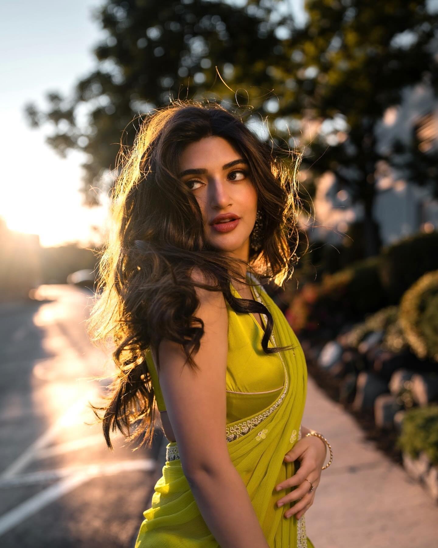 Sree Leela: Mesmerizing Pictures in a Saree - Bollywoodfever